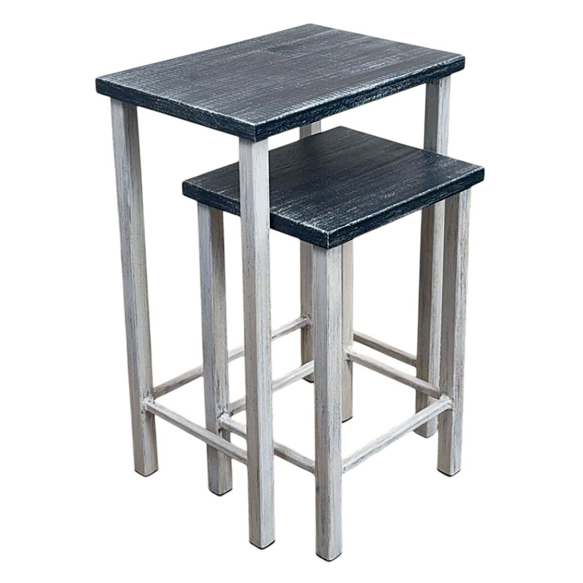 High Tide Nesting Tables - Set of 2 | Bella Coastal Decor