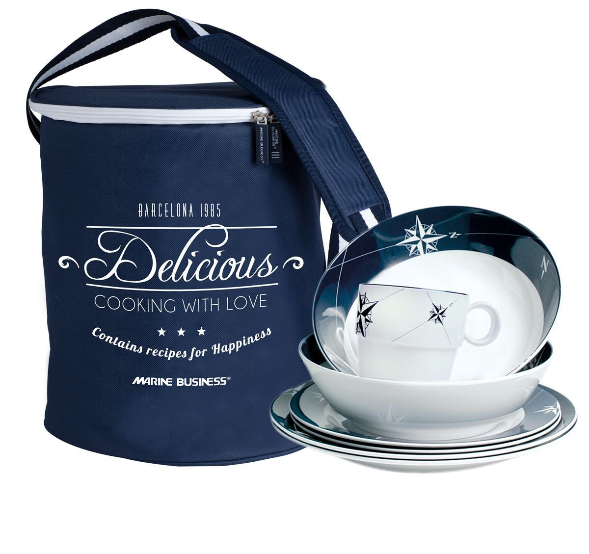 Navigator 25-Piece Round Tableware Pack | Bella Coastal Decor