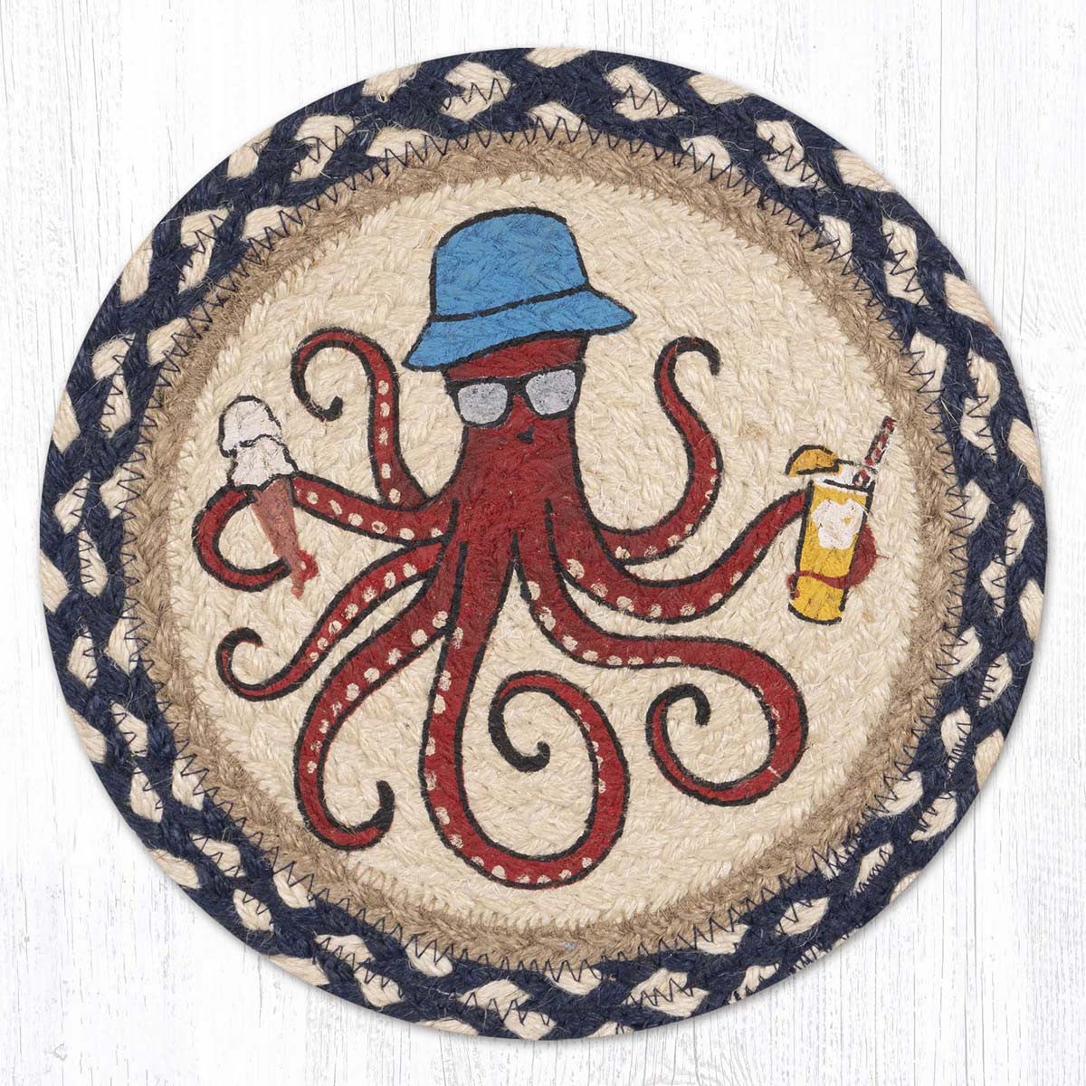 Octopus Vacation Trivets - Set of 3 | Bella Coastal Decor