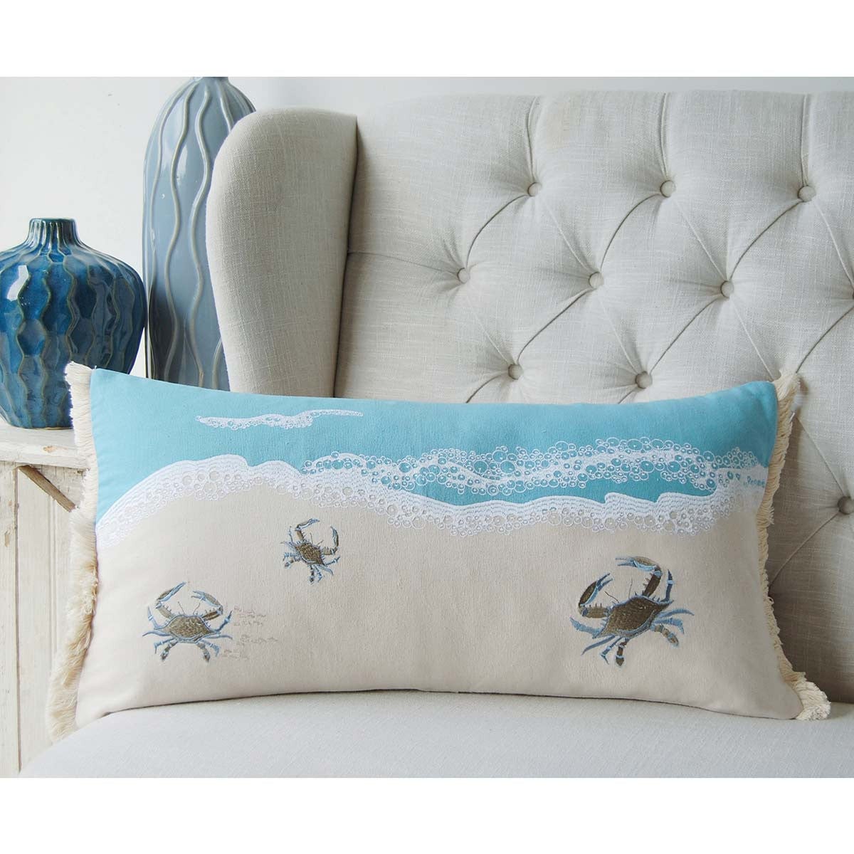 Coastal Throw Pillows | Indoor/Outdoor Beach Pillows | Bella Coastal Décor