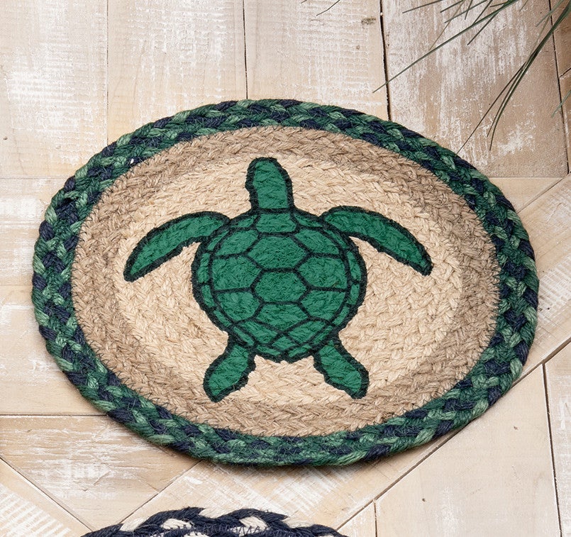 Seven Seas Turtle Braided Trivet - OVERSTOCK | Bella Coastal Decor