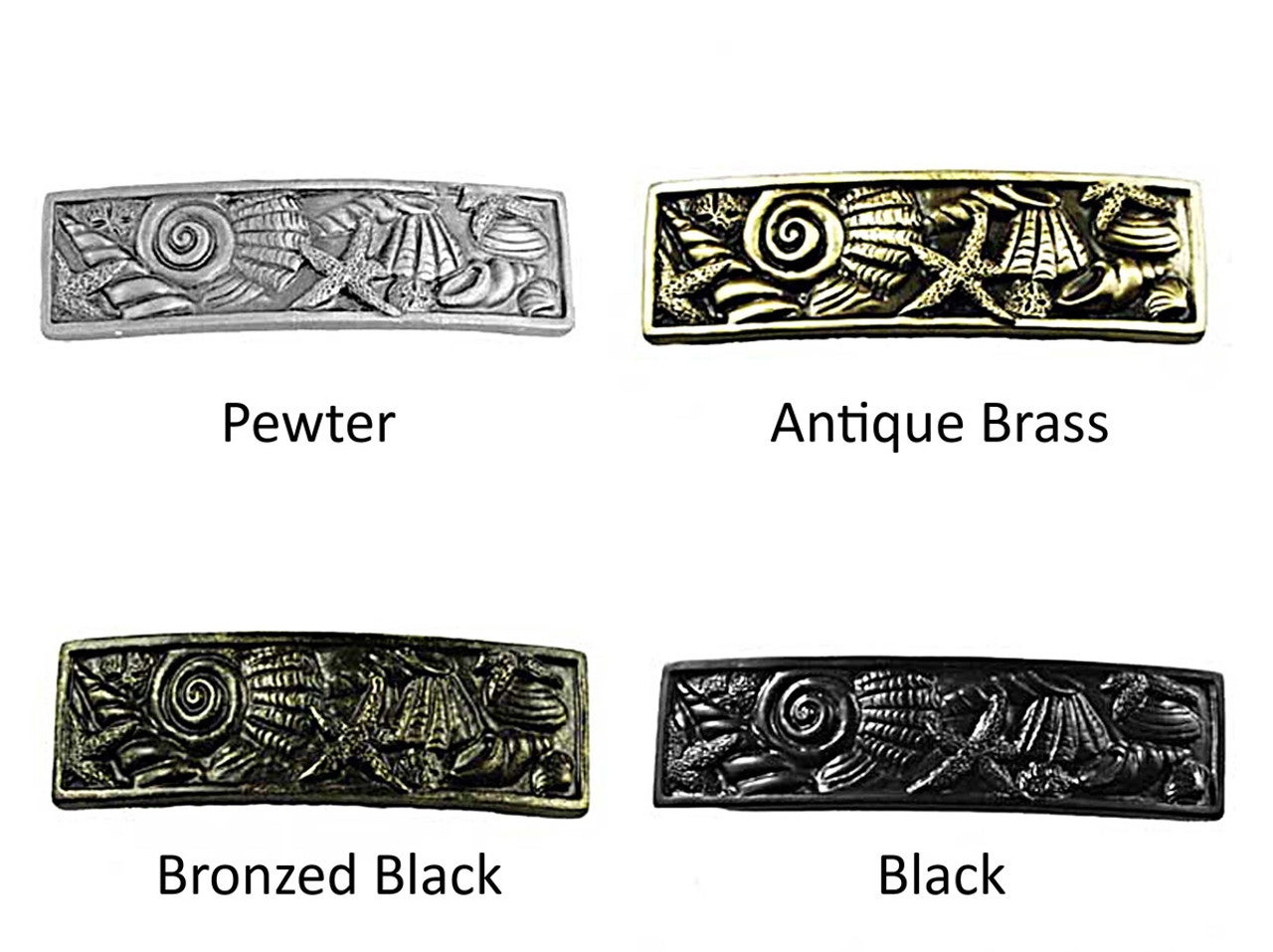 Coastal Cabinet Hardware: Sea Shells Cabinet Pull | Bella Coastal Decor