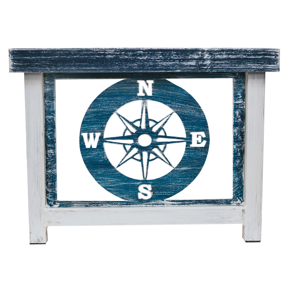 Compass Rose Metal Tables - Set of 3 | Bella Coastal Decor