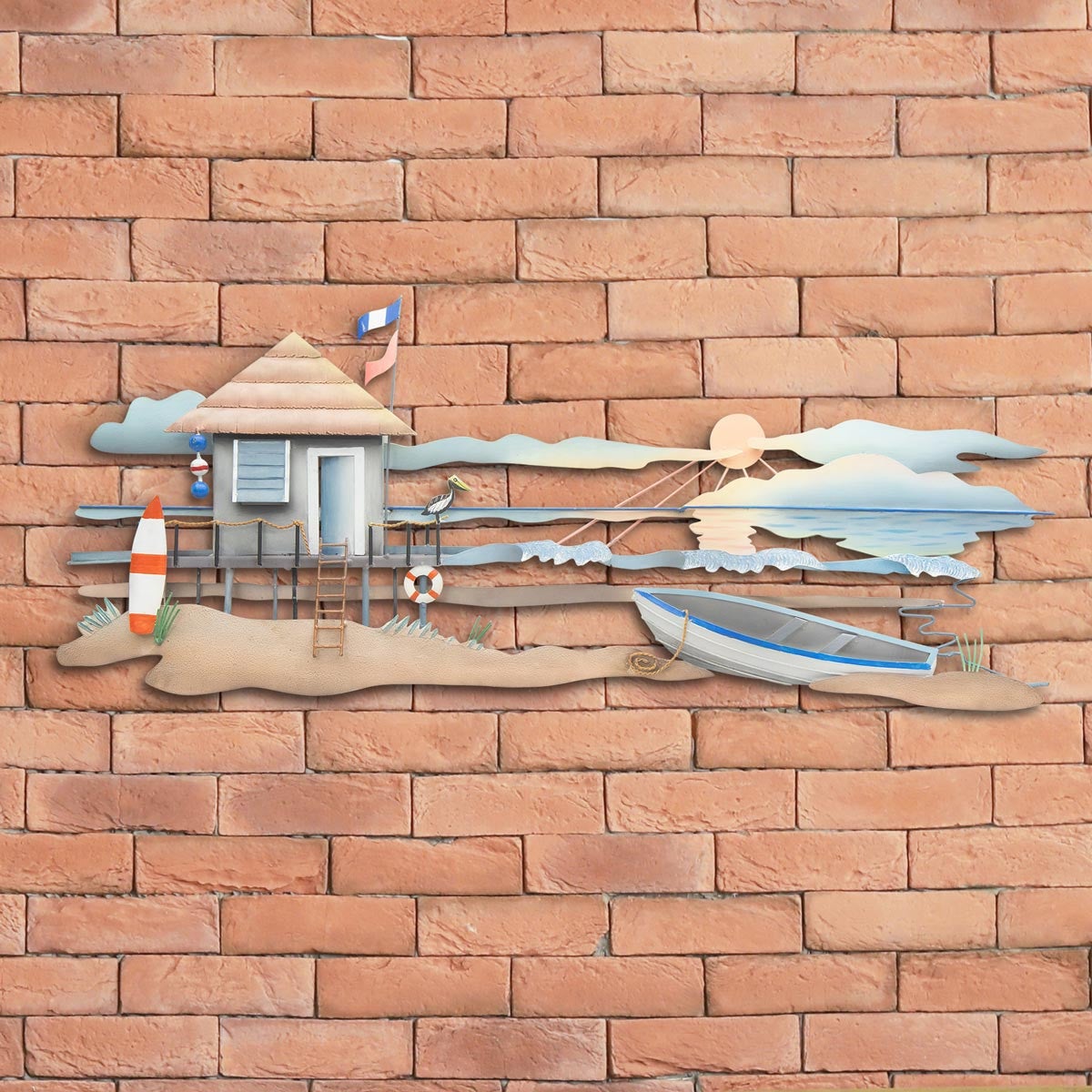 Lifeguard Horizon Wall Art | Bella Coastal Decor