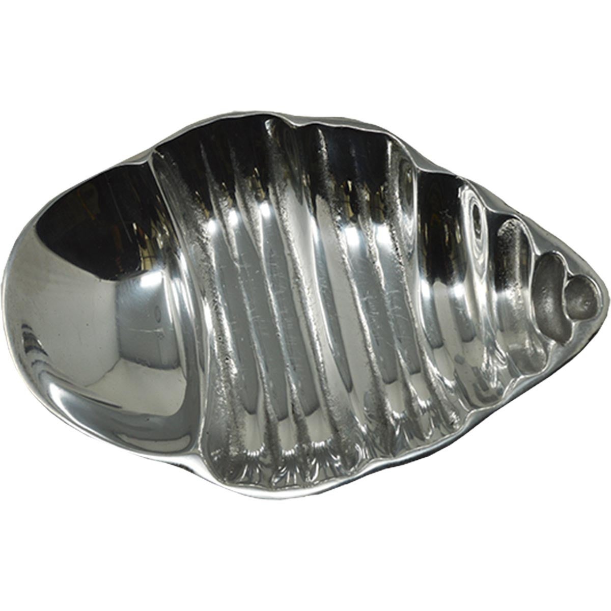 Pewter Seashell Tray | Bella Coastal Decor