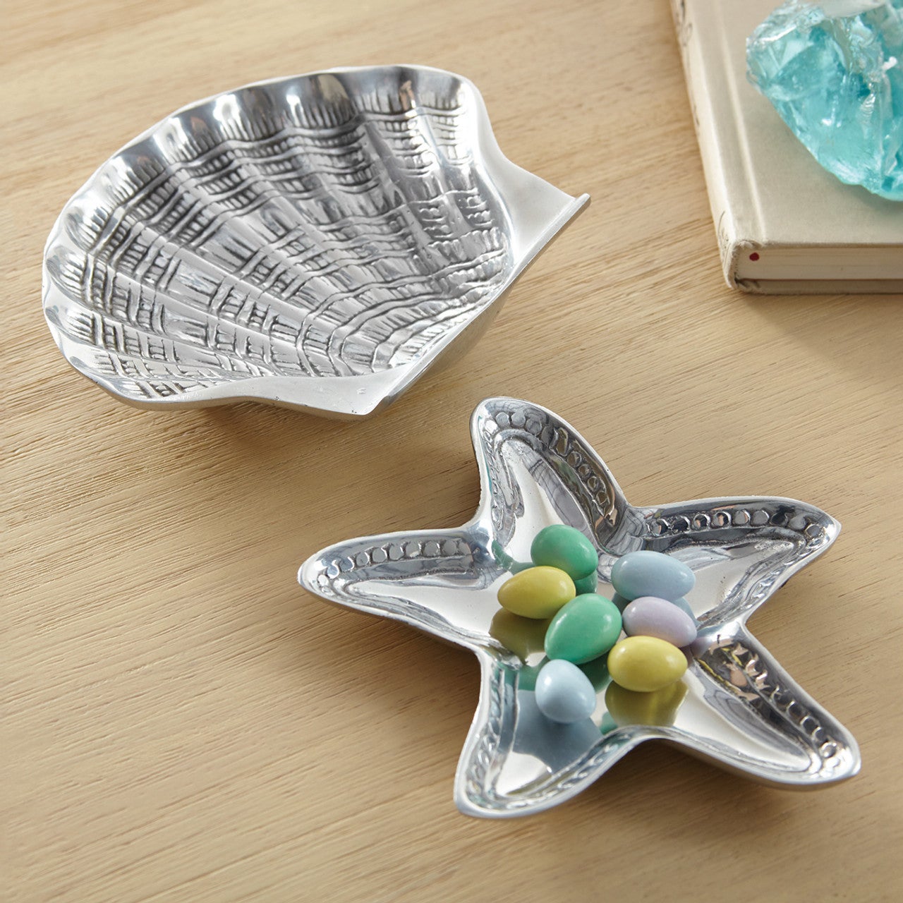 Pewter Seashell Candy Dish | Bella Coastal Decor