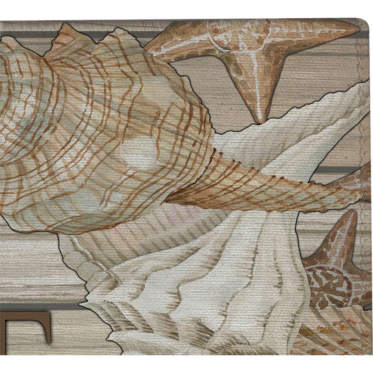 Seashell Welcome Outdoor Rug - 5 x 7 | Bella Coastal Decor