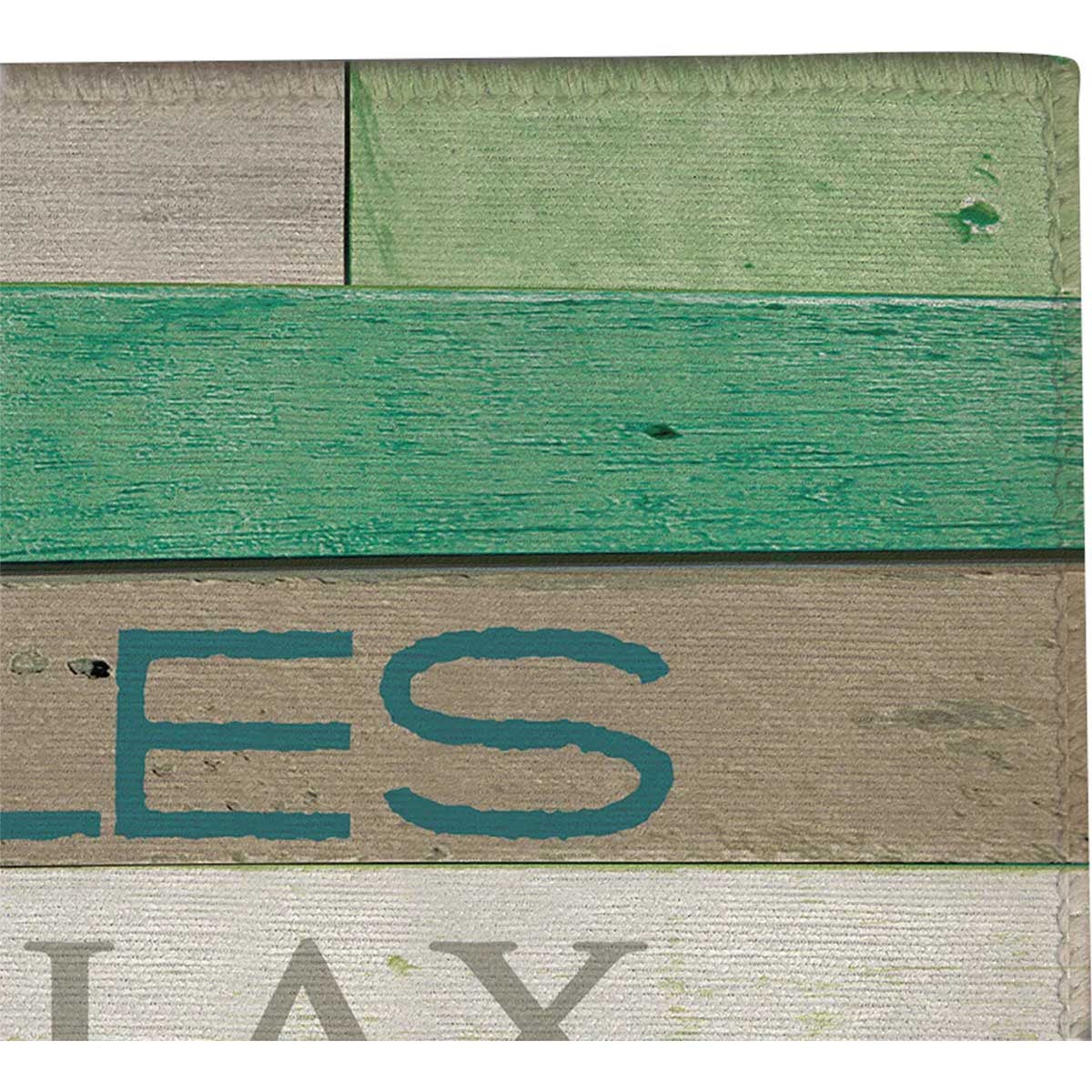 Seaside Rules Outdoor Rug - 5 x 7 | Bella Coastal Decor