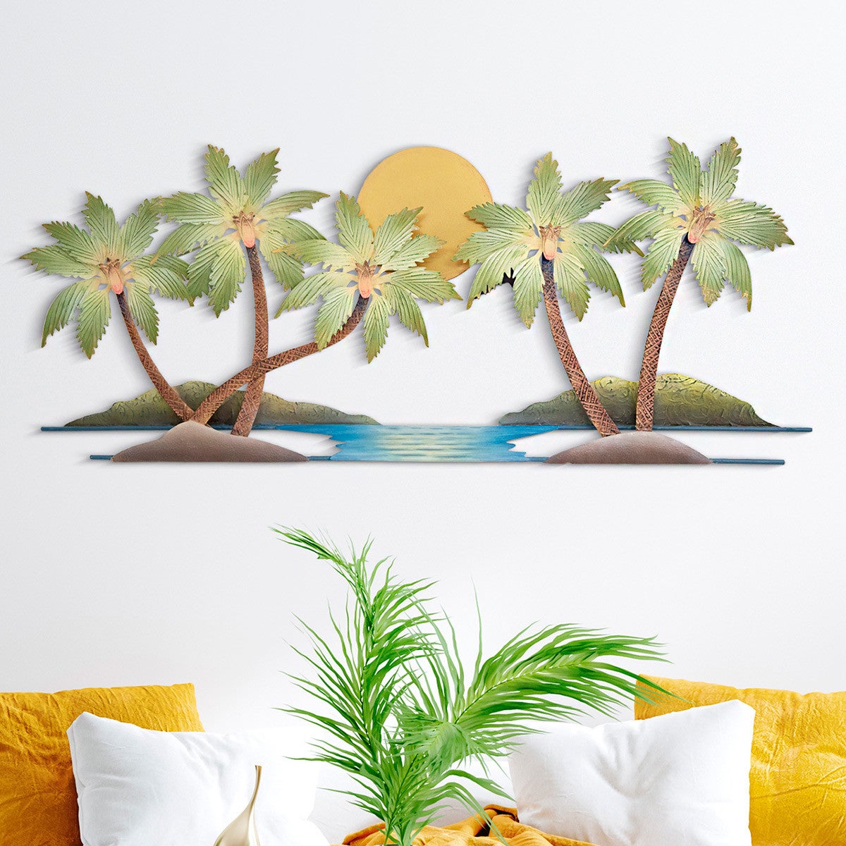 Belize Palms Metal Wall Art- SALE | Bella Coastal Decor