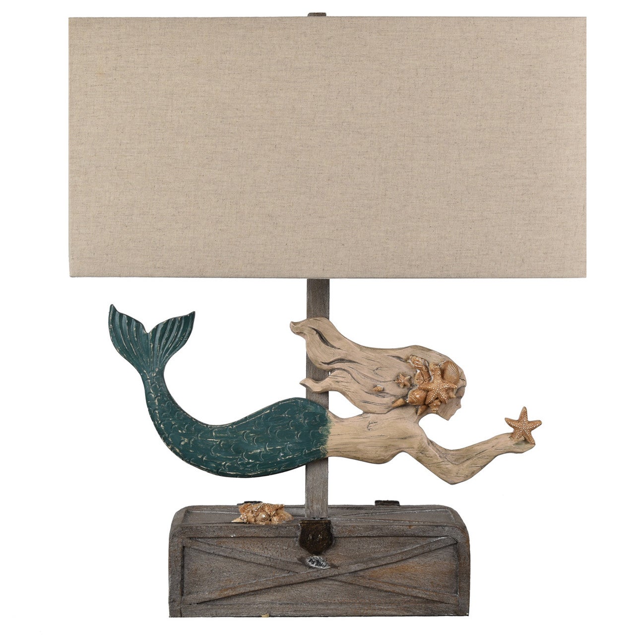 Grayson Mermaid Table Lamps - Set of 2 - OVERSTOCK | Bella Coastal Decor