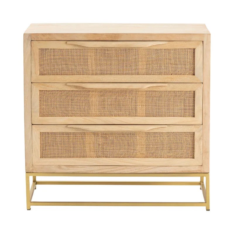 Maritime Natural Cane Chest | Bella Coastal Decor