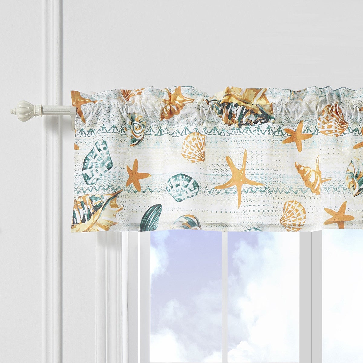 Jade Beach Valance | Bella Coastal Decor