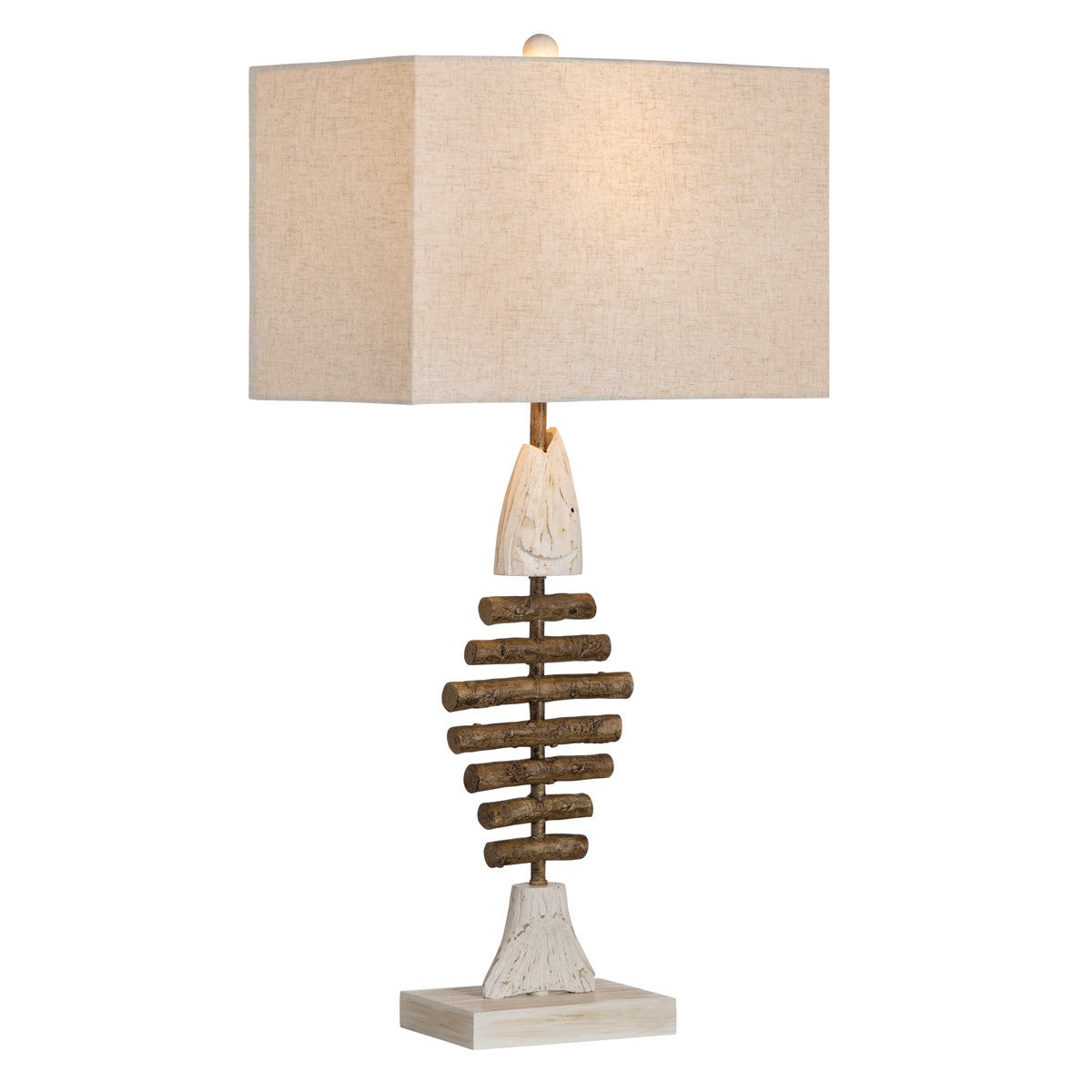 Fish Bones Table Lamps - Set of 2 | Bella Coastal Decor