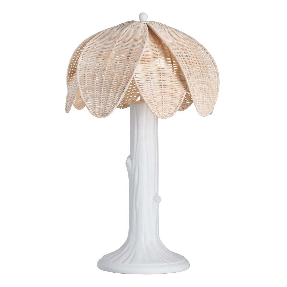 Willow Wicker Table Lamp | Bella Coastal Decor