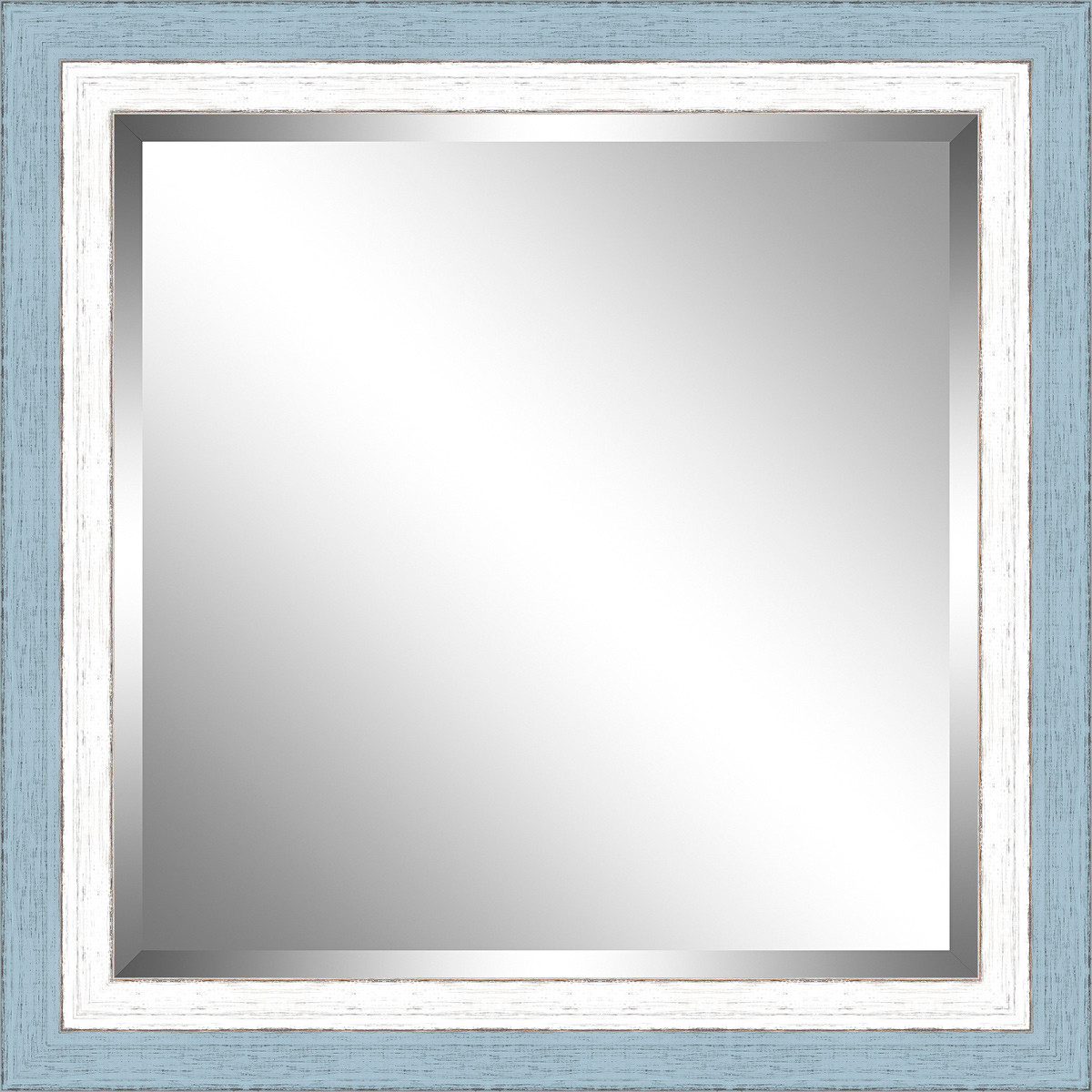 blue mirror frame