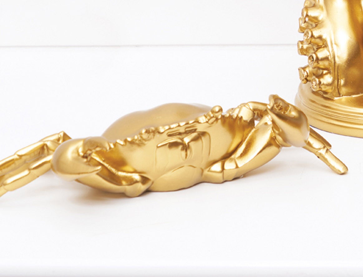 Royal Crab Sculpture | Bella Coastal Decor