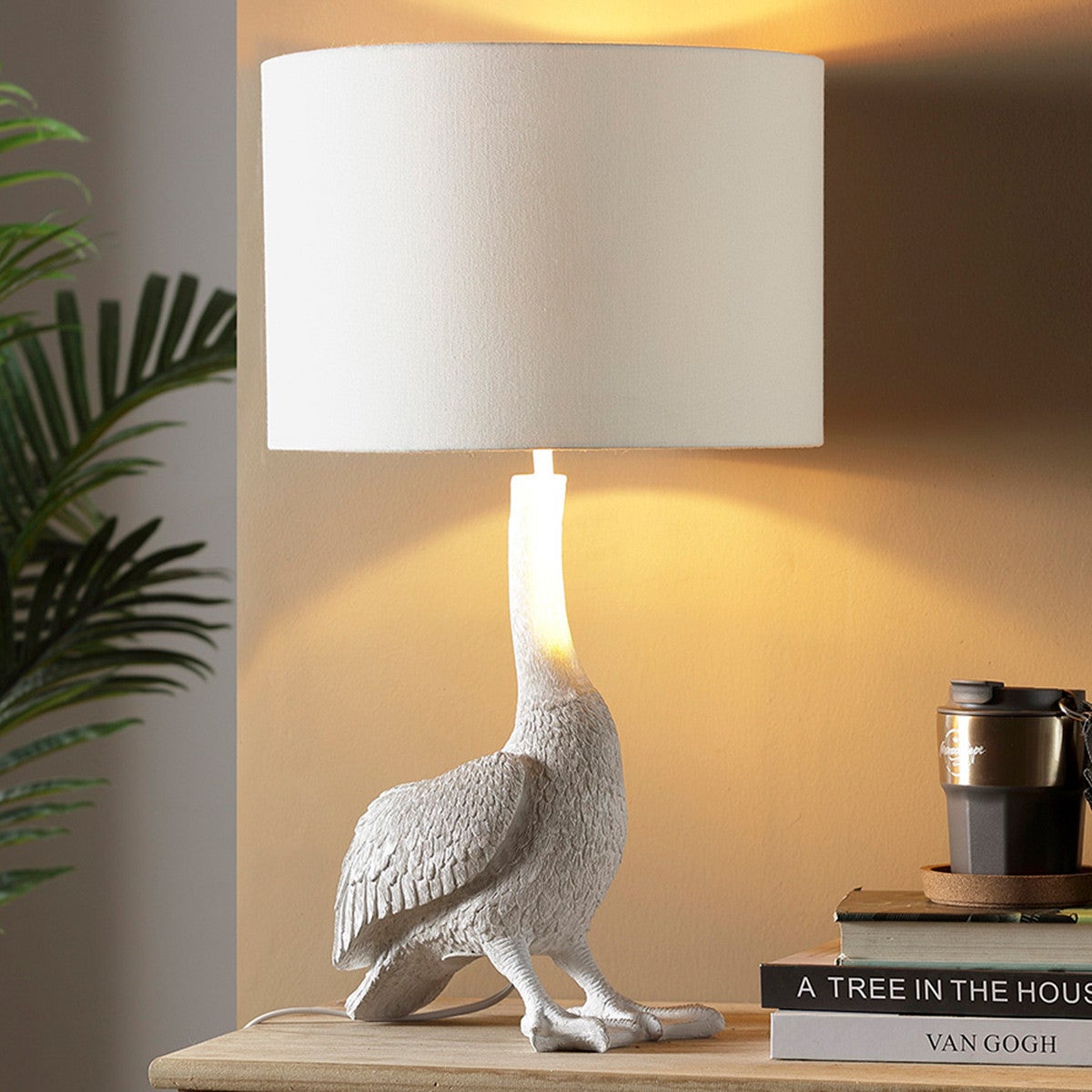 Hiding Seagull Table Lamp - OVERSTOCK | Bella Coastal Decor