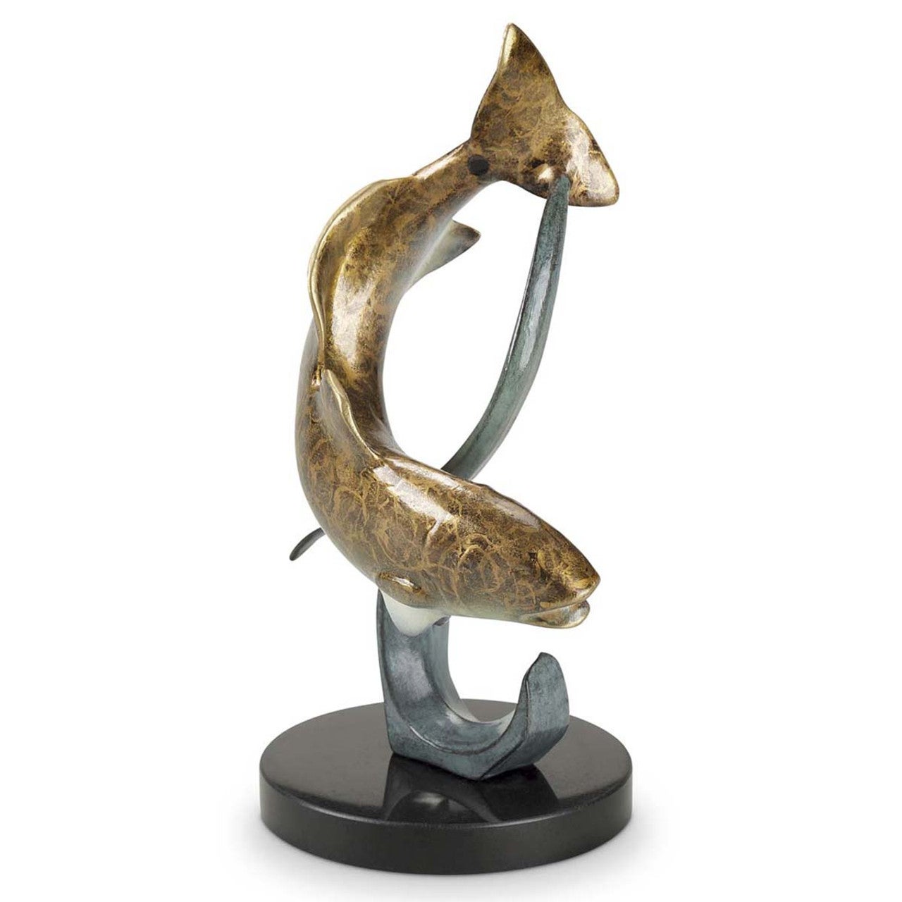 Golden Sea Redfish Sculpture | Bella Coastal Decor