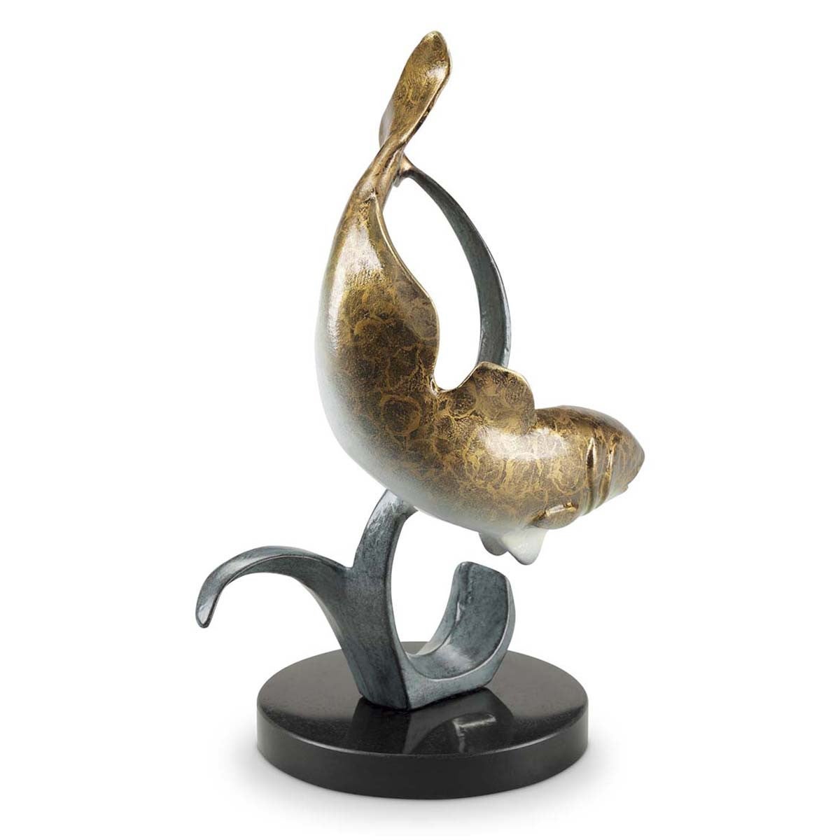 Golden Sea Redfish Sculpture | Bella Coastal Decor