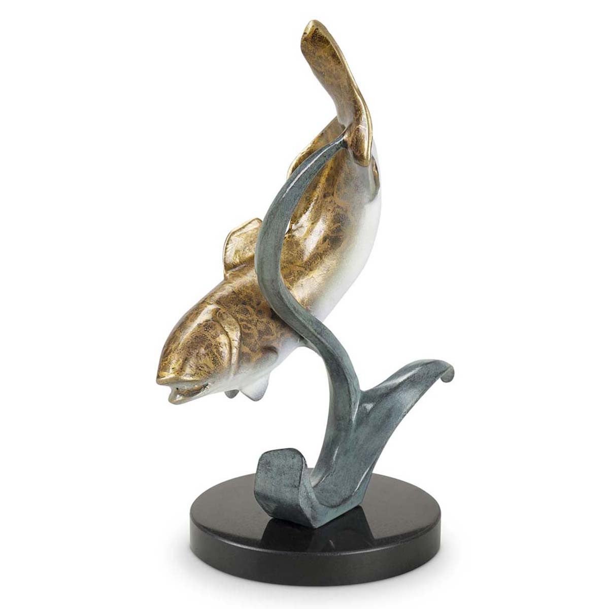 Golden Sea Redfish Sculpture | Bella Coastal Decor