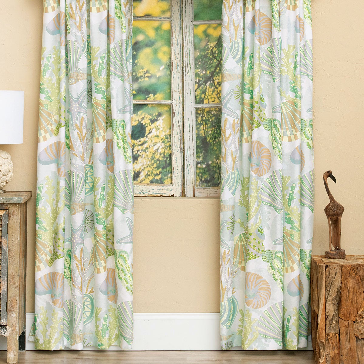 Coastal Window Treatments and Valances | Bella Coastal Décor