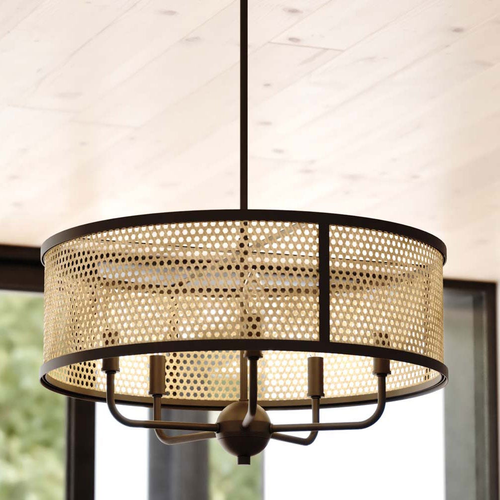 Rattan Cane Pendant Light | Bella Coastal Decor