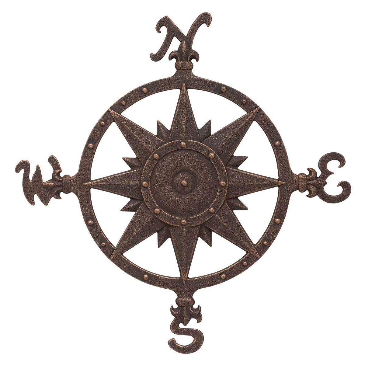 Beach Wall Art: Oil Rub Bronze Compass Rose Wall Décor | Bella Coastal ...