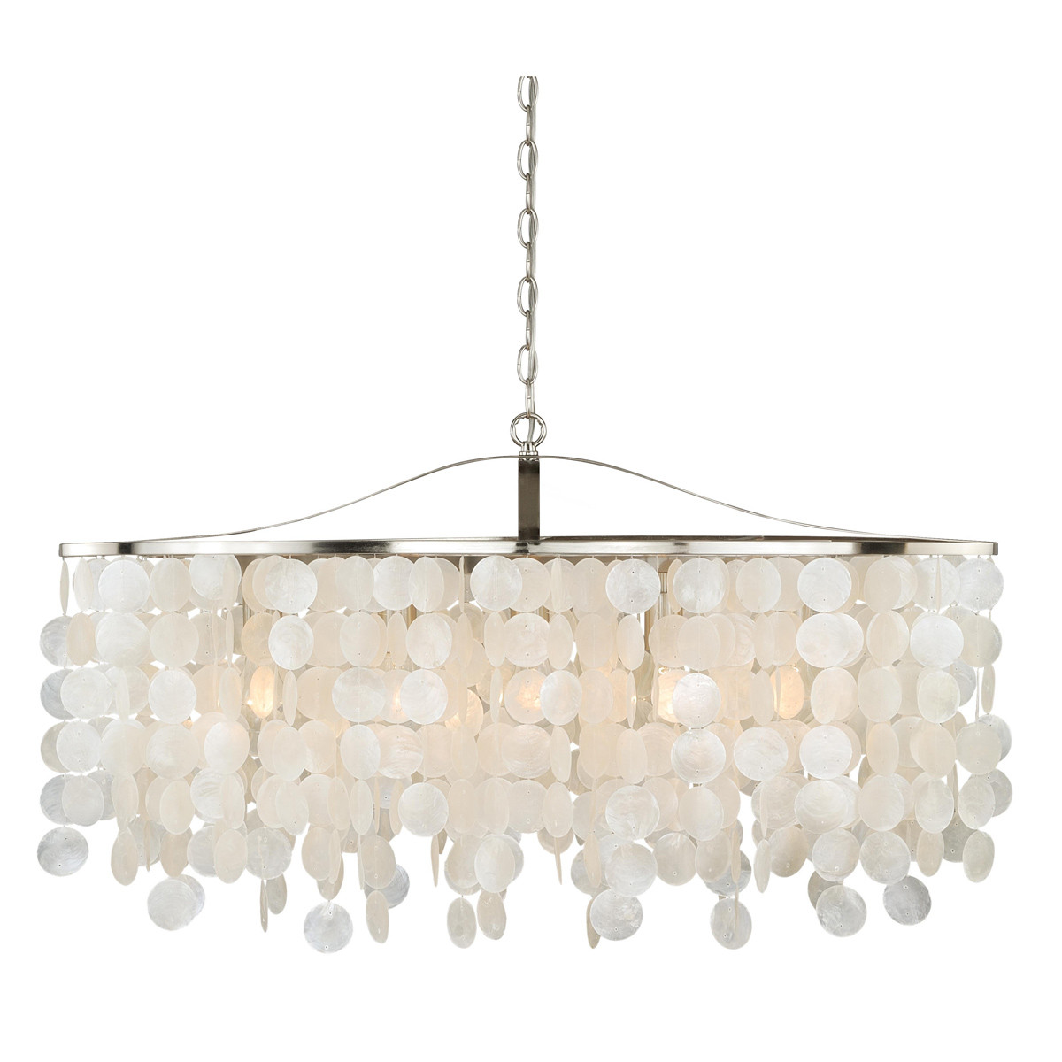 Coastal Chandeliers: Elsa Capiz Shell Large Chandelier | Bella Coastal ...
