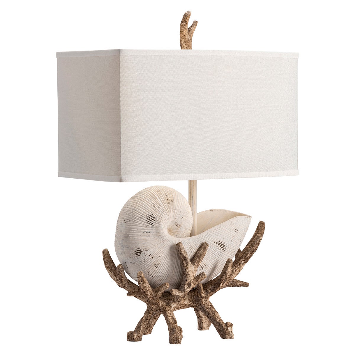 Shell Cradle Table Lamp | Bella Coastal Decor