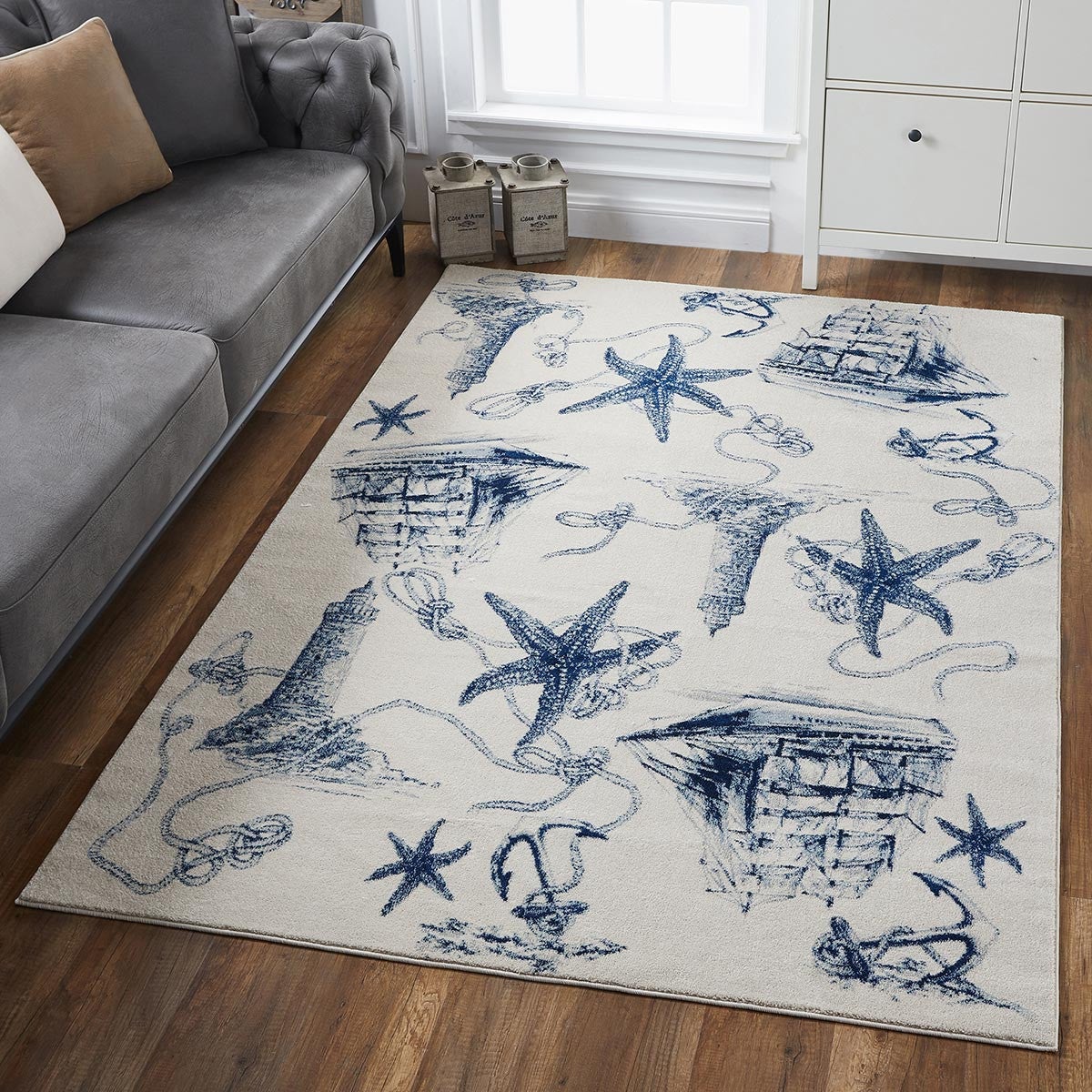 Coastal Area Rugs | Indoor/Outdoor Beach Rugs | Bella Coastal Décor