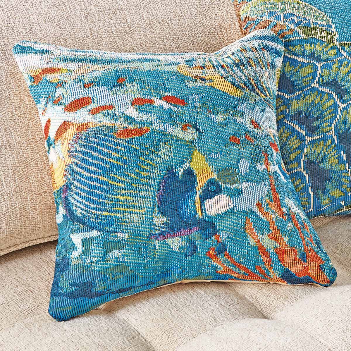 Coastal Throw Pillows | Indoor/Outdoor Beach Pillows | Bella Coastal Décor