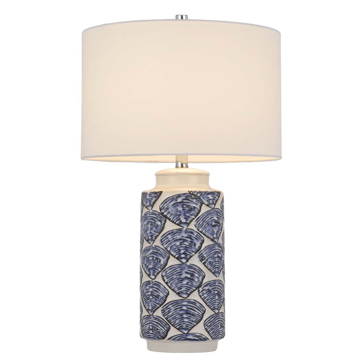 Blue Shell Table Lamp | Bella Coastal Decor