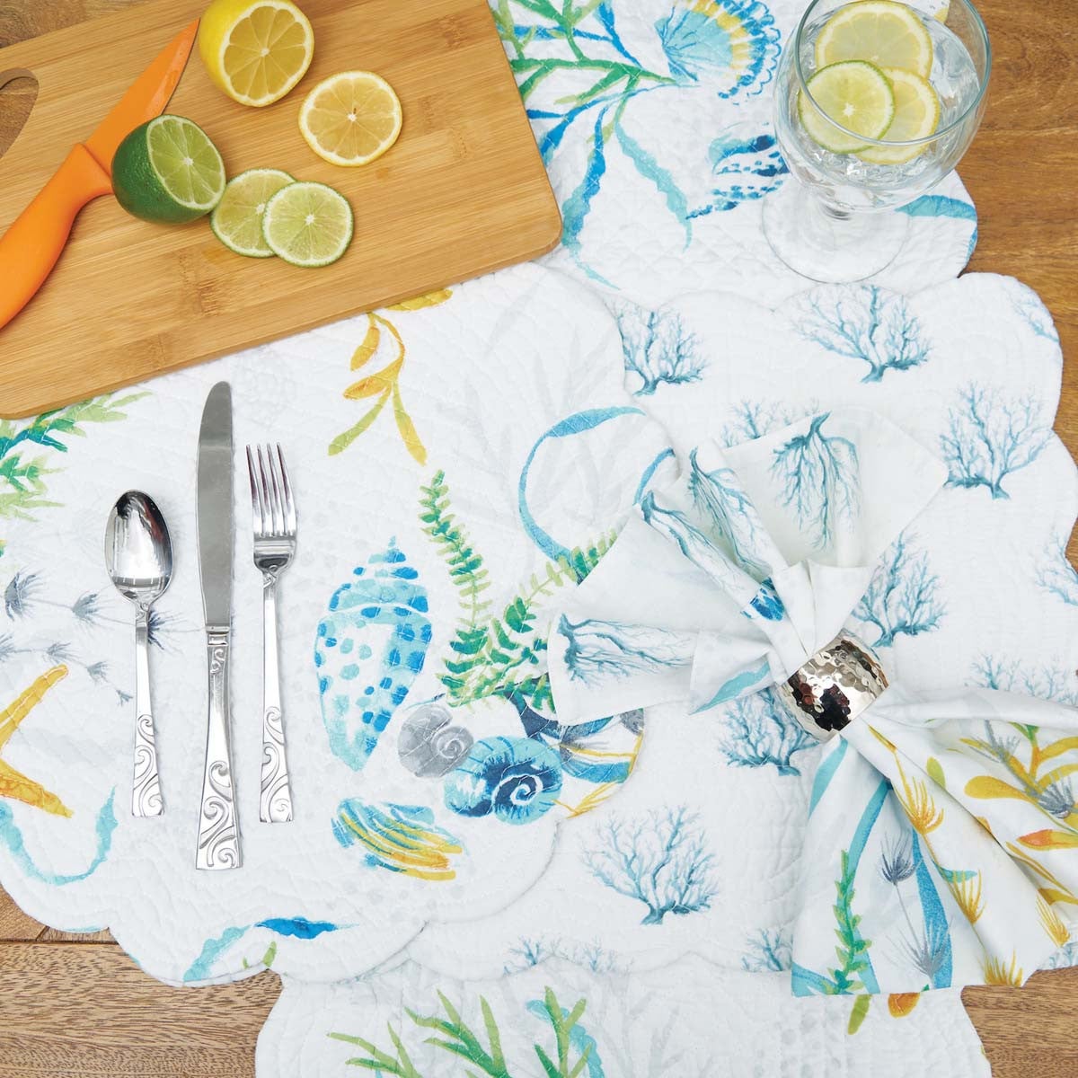 Coastal Table Top Linens | Bella Coastal Décor