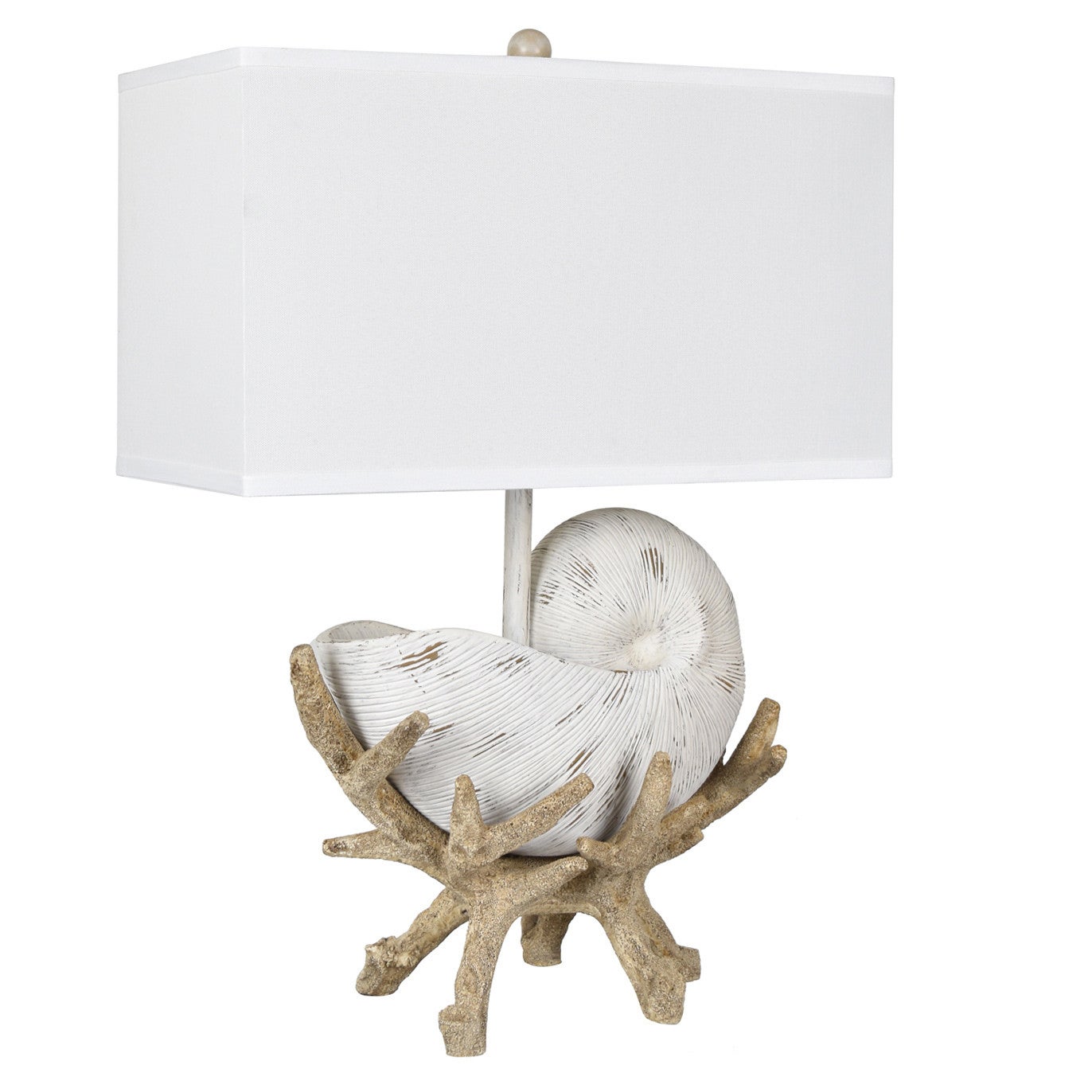 Shell Cradle Table Lamp | Bella Coastal Decor