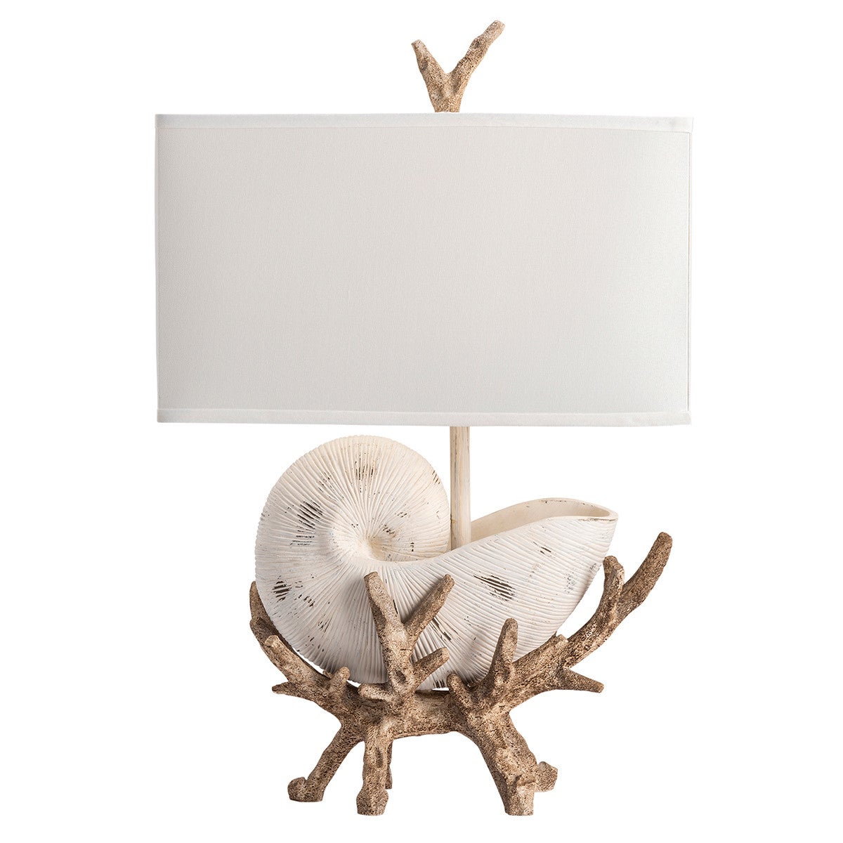 Shell Cradle Table Lamp | Bella Coastal Decor