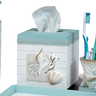Coastal Escape Tissue Box | Bella Coastal Decor