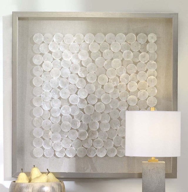 Capiz Shadow Box | Bella Coastal Decor