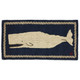 Gentle Giant Whale Hooked Wool Accent Rug | Bella Coastal Decor