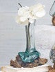 Organic Blown Glass & Root Vase | Bella Coastal Decor