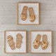 Seagrass Sandals Wall Art - 1 | Bella Coastal Decor