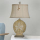 Silver Accented Sand Dollar Table Lamp - OVERSTOCK | Bella Coastal Decor