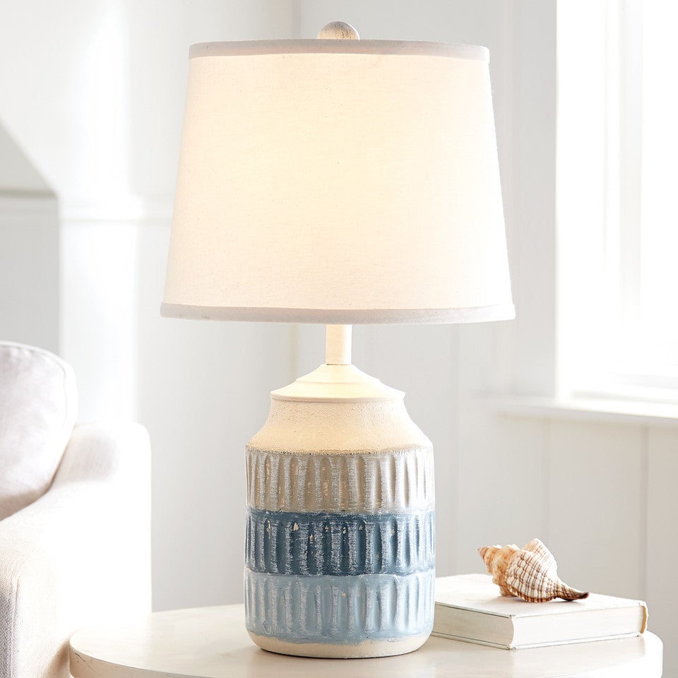 Shoreline Tide Table Lamp | Bella Coastal Decor