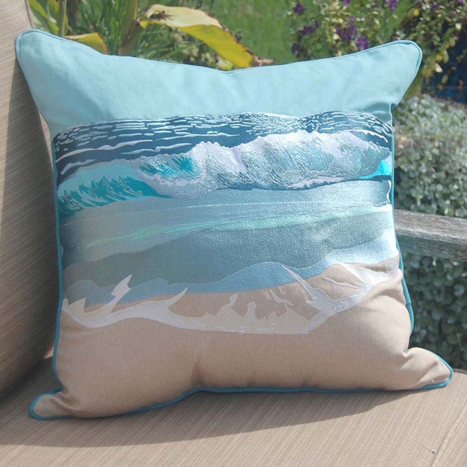 Coastal Throw Pillows | Indoor/Outdoor Beach Pillows | Bella Coastal Décor