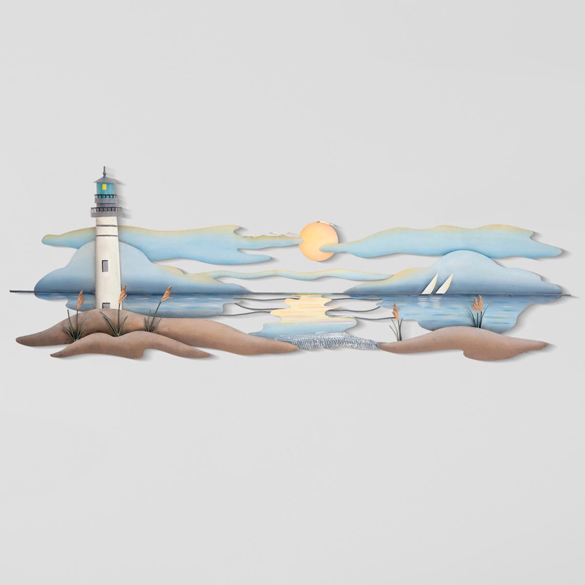 lighthouse wall stencil
