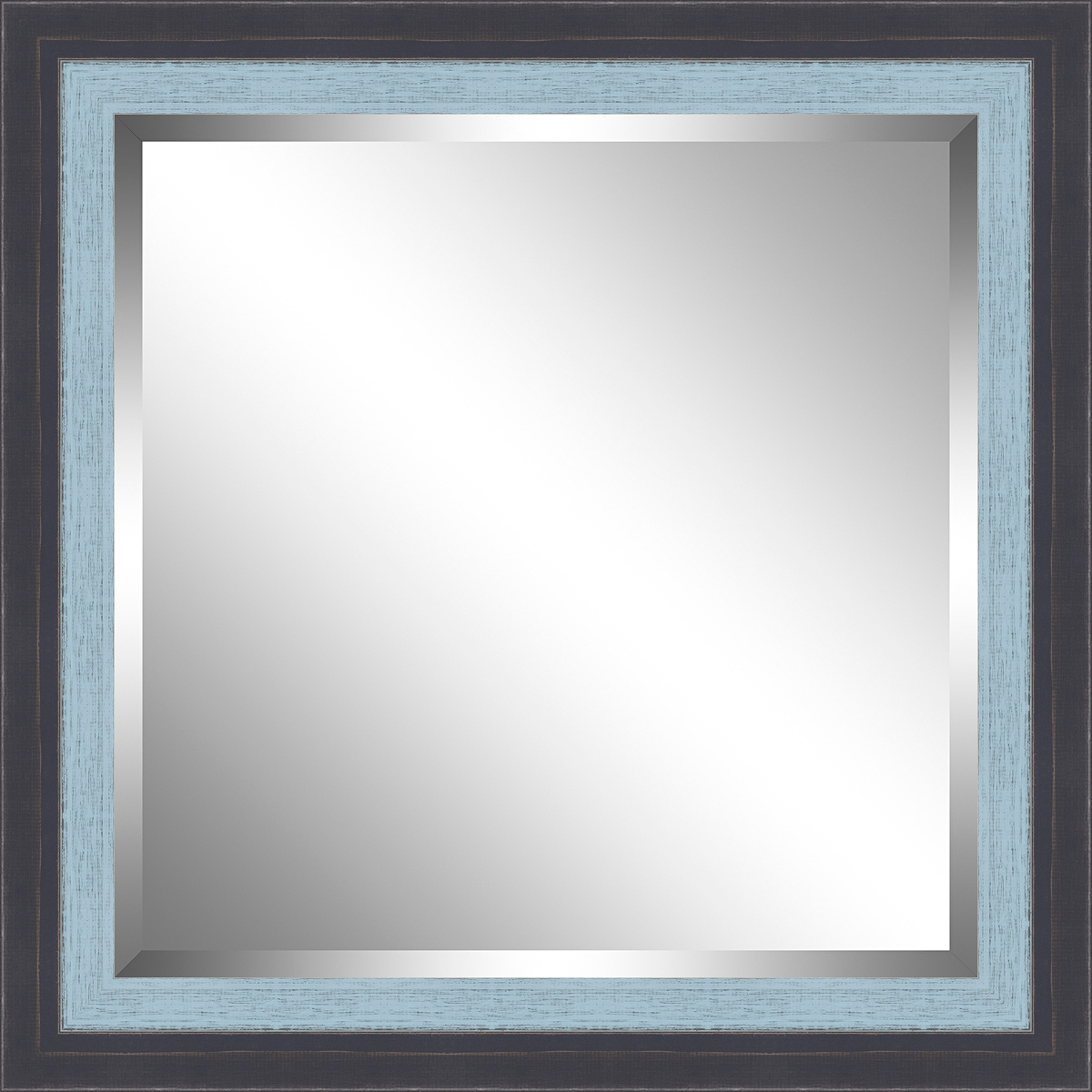 blue mirror frame