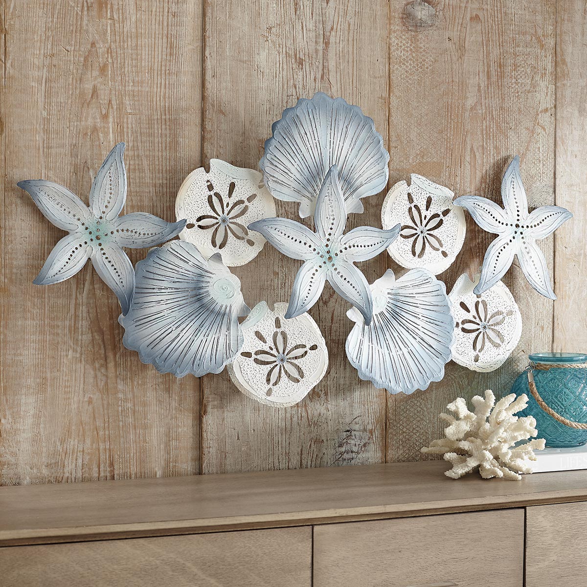 seashell stencil for wall